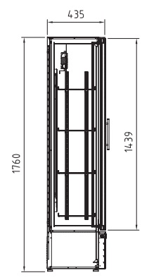 Armoire d'exposition positive 2 porte - CORECO - Restauration ...