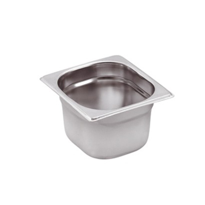 Bac Gastronorme Inox GN 1/6 Prof 100 mm | Restoconcept