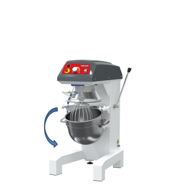 Batteur mélangeur 40L cuve basculante - Rollmatic - Restauration ...