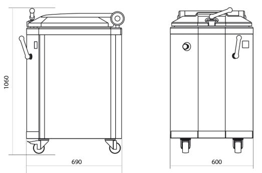 Diviseuse hydraulique cuve Ronde 20 JAC
