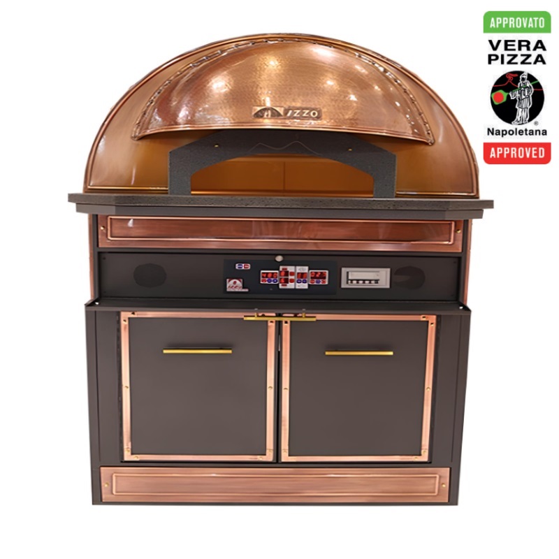 Four à pizza rotatif électrique coupole 4 pizzas - Izzo Forni ...