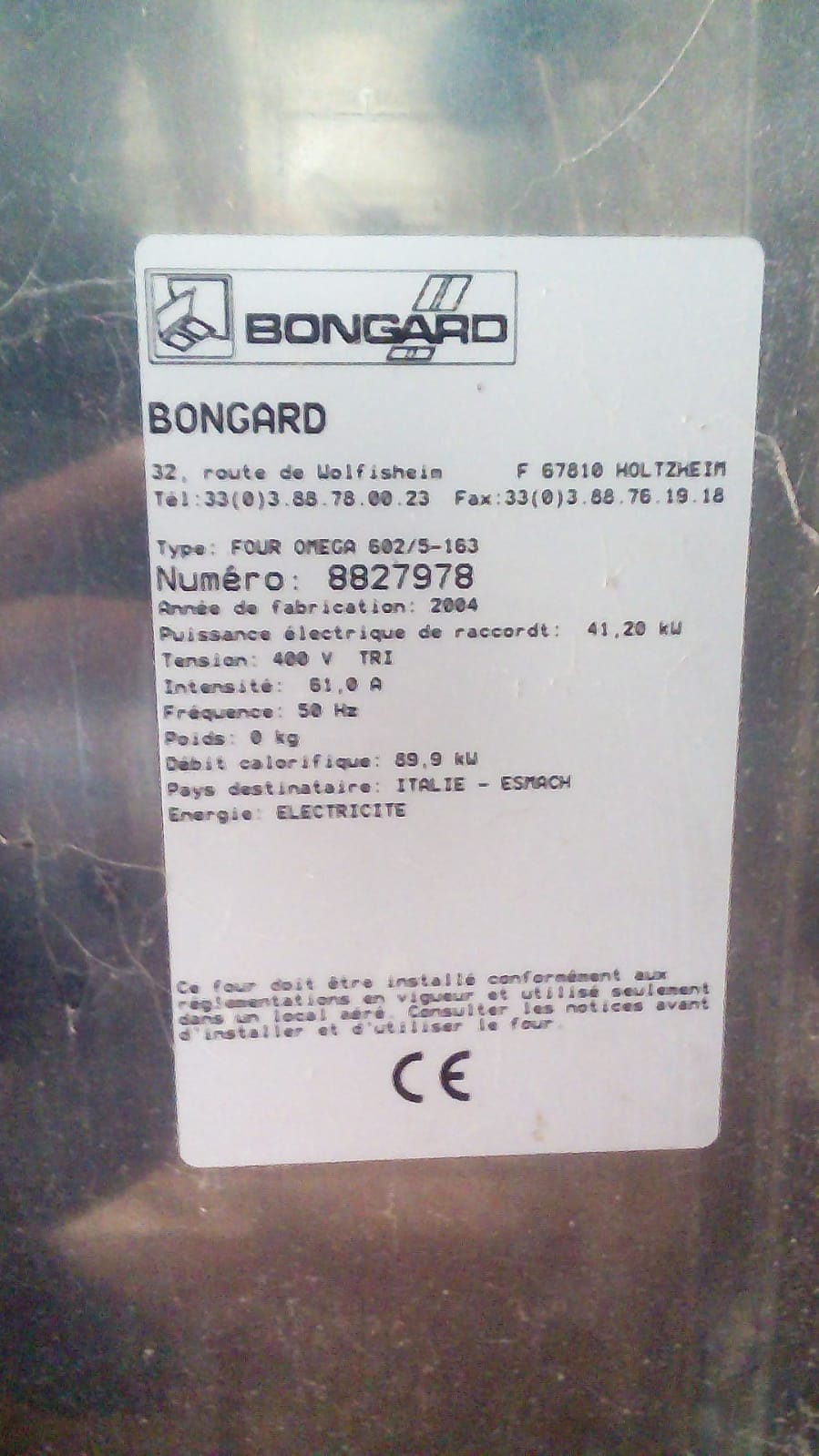 Matériel de restauration, matériel CHR, matériel boulangerie ...