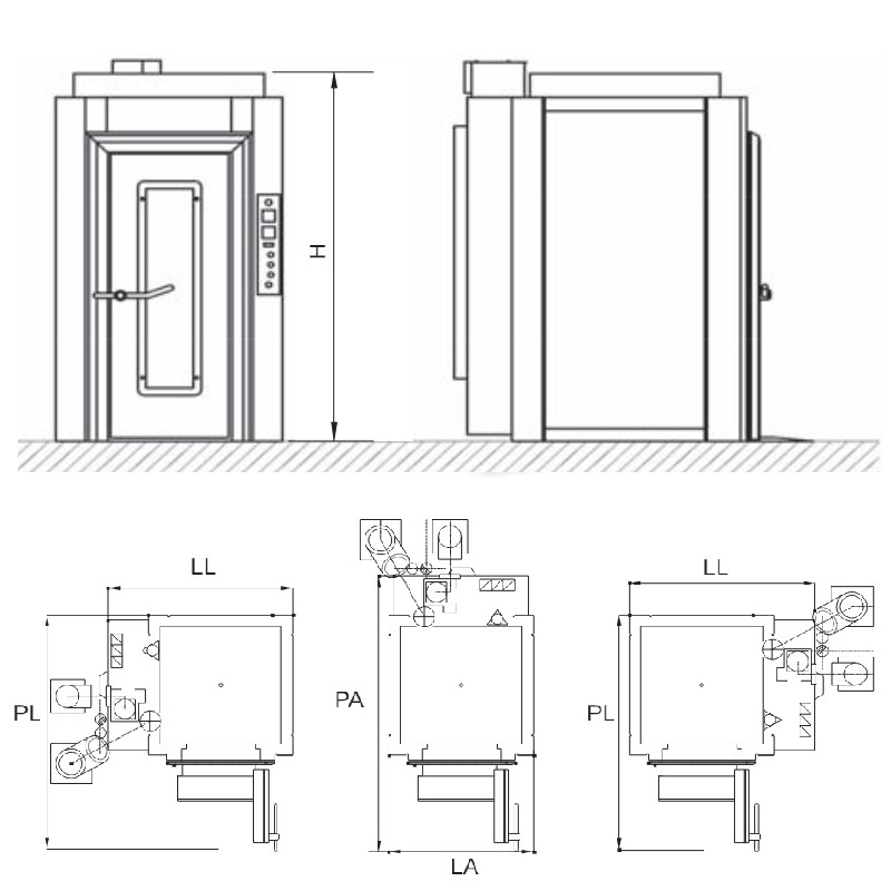 Four Rotatif Gaz ou Fioul cristal 400x800 FM1 - PAVAILLER ...