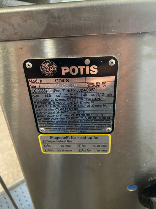 Machine à kebab à gaz, 4 feux Potis Occasion - Sénégal - Restauration ...