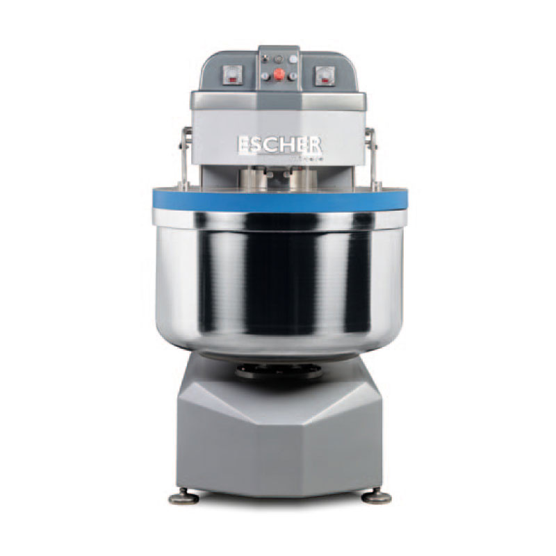 Pétrin à spirale à cuve fixe 125 kg de farine avec - ESCHER MIXERS ...