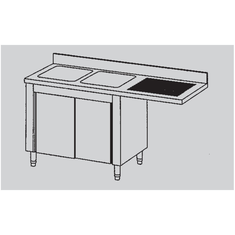 prof. 70 cm - 2 cuve - MBM